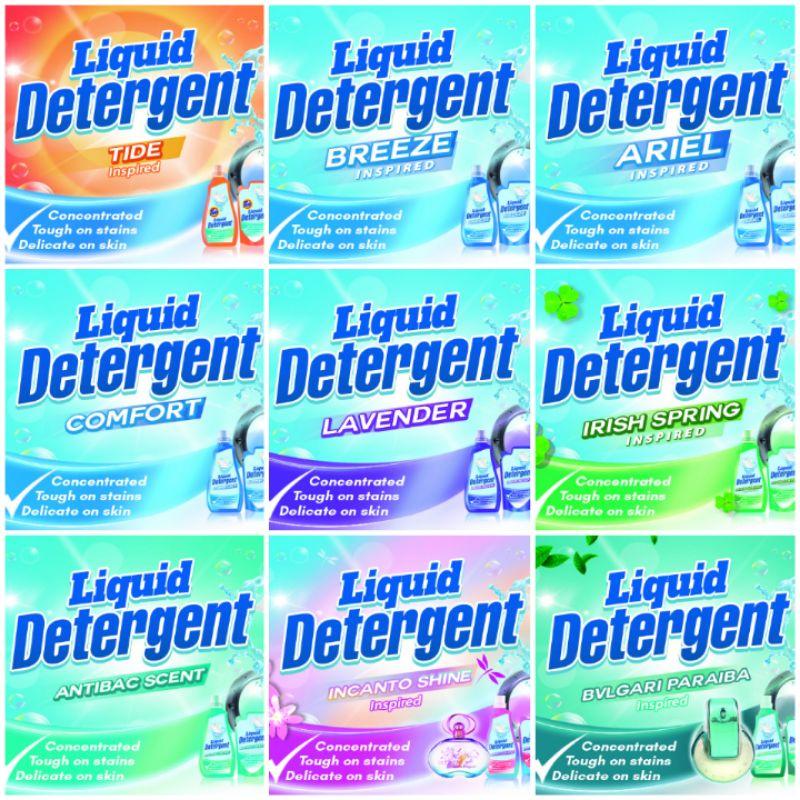 WATERPROOF STICKER LABEL FOR LIQUID DETERGENT 20+1 FREE - TikTok Shop ...