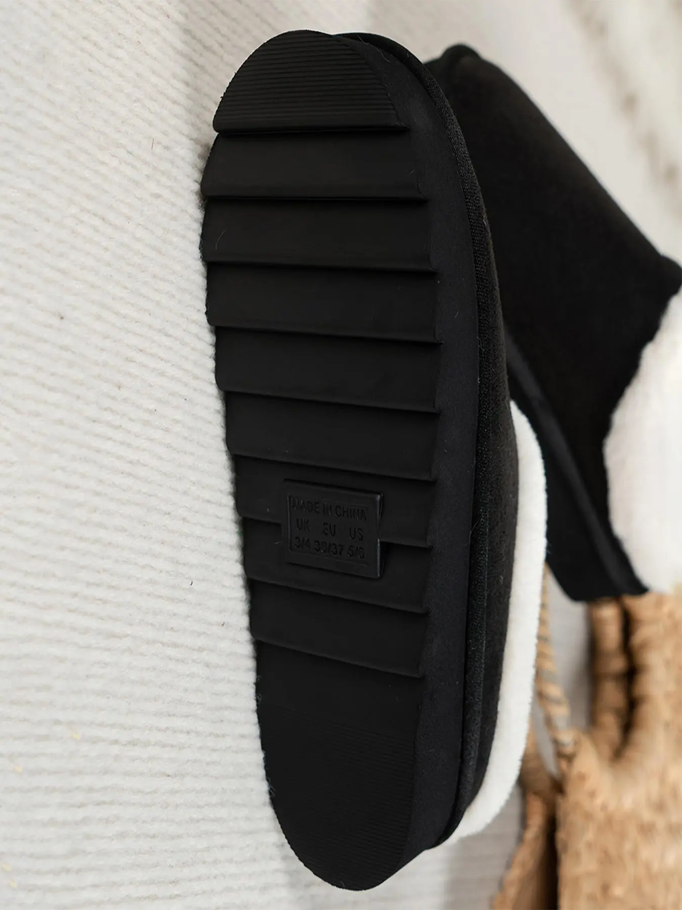 Women's 2023 New Trendy Minimalist Fluffy Platform House Slippers, Non ...