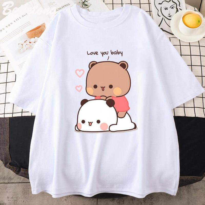Baju T Beruang Panda, Bubu Dudu, Cetakan Cinta Anda Kartun, Baju ...