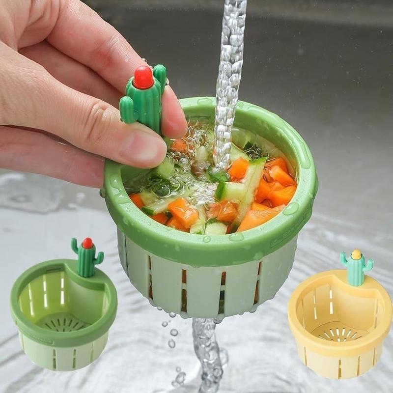 Anti-clogging Cactus Kitchen Sink Drain Strainer Food Waste Catcher ...