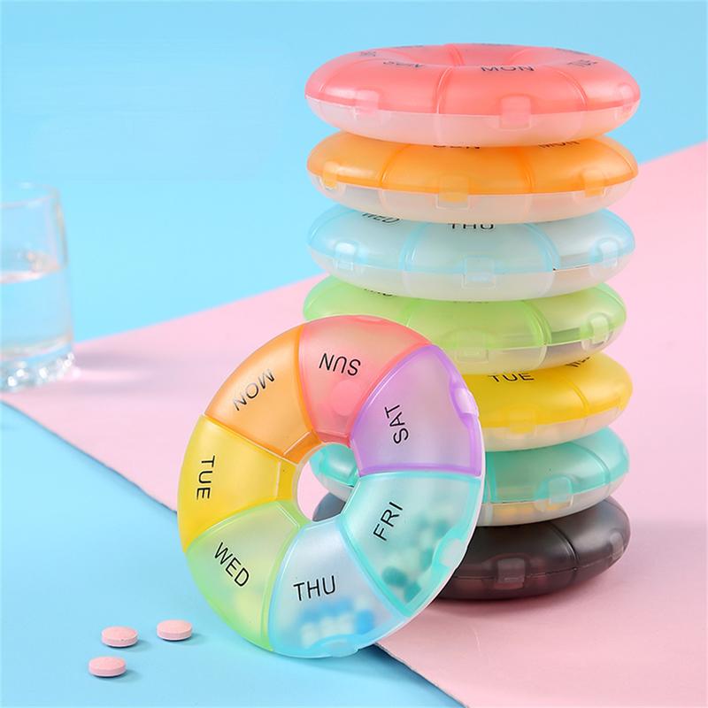 Portable 7-day Medicine Box, 7-grid Pill And Tablet Packagin - TikTok ...
