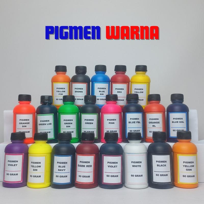 Pigmen Warna Sablon/Resin/Pasta Basis Air 60 Gram - Shop | Tokopedia