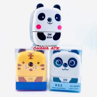 Serutan Meja Rautan Cute Bear Panda Putar Pensil Sharpener VANCO - Shop ...