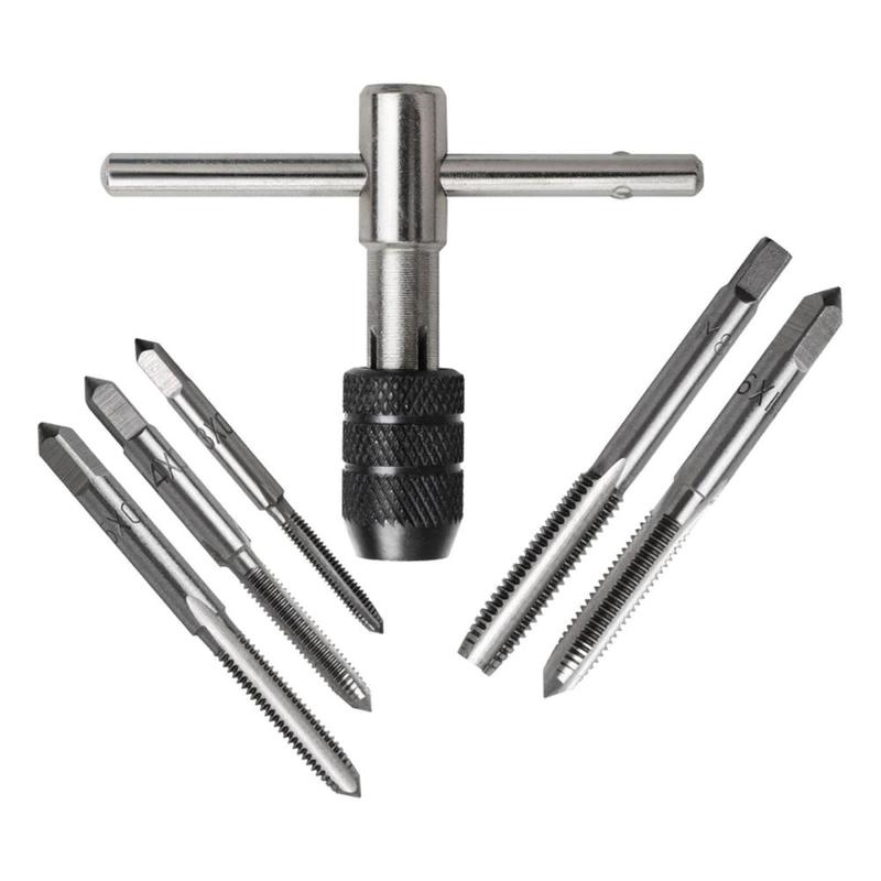 Set Sepana T, 6 Keping, dengan Petua Ketuk Metrik M3-m8, Aksesori ...