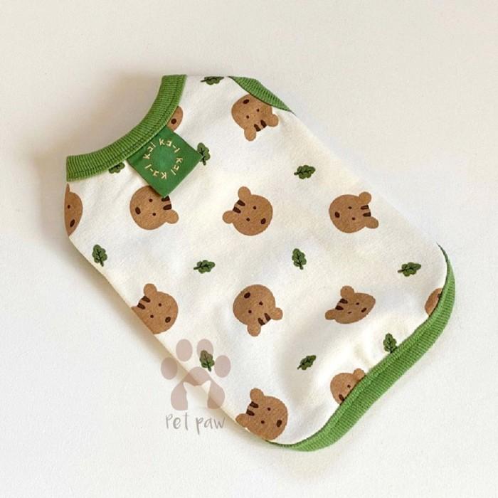 Jual Petpaw Baju Anjing Kucing Chipmunk Green Tee Premium Import ...