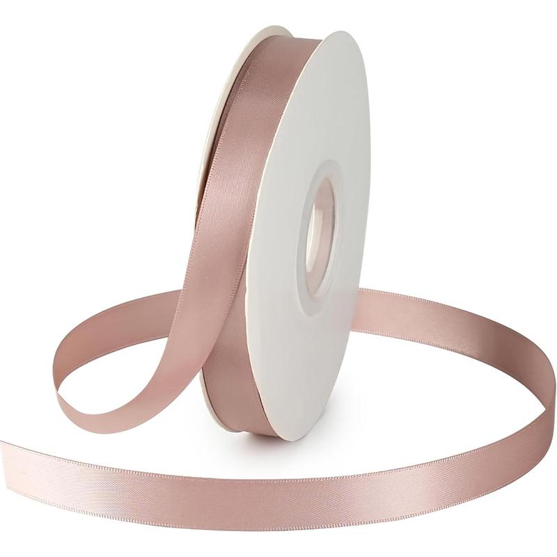 Dusty Rose Satin Ribbon 5/8 Inch Dusty Pink Wedding Ribbon for - TikTok ...
