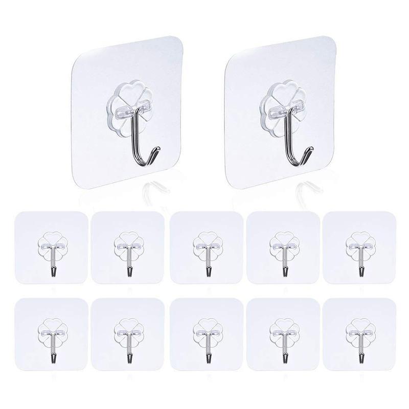 Transparent Magic Hook Without Nails Heavy Strong Sticky Magic Wall ...