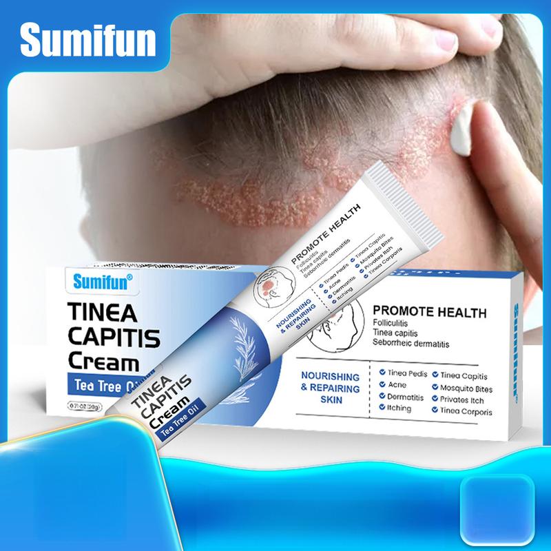 Sumifun Ointment Tea Tree Oil Tinea Capitis Cream Antibacterial Itching ...