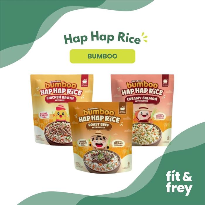 Jual BUMBOO Hap Hap Rice 180g - Beras Mpasi Nutrisi - Bumboo - Roast ...