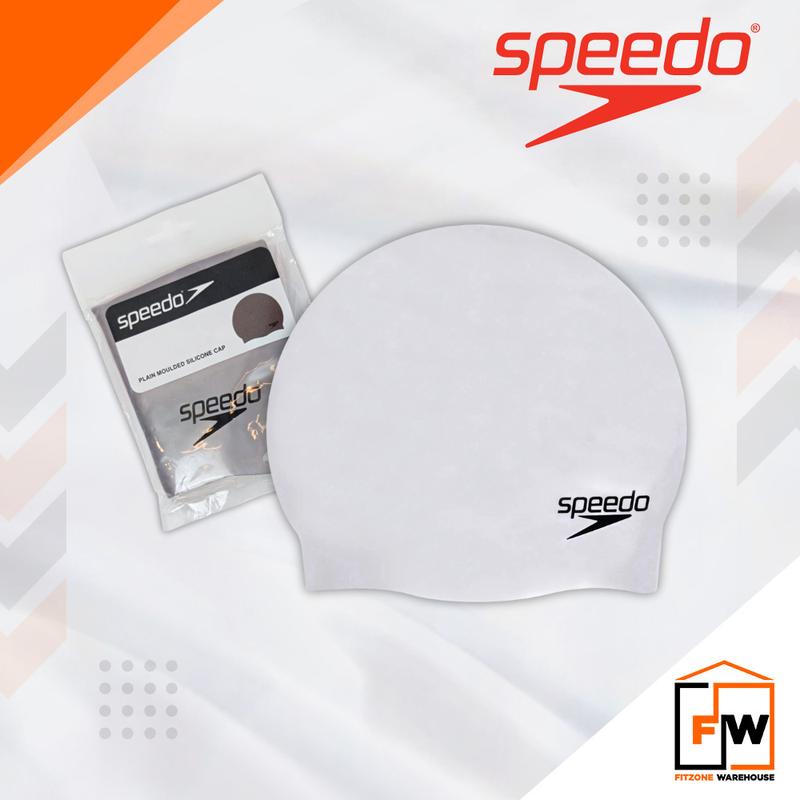 Speedo Plain Moulded Silicone Swimming Cap Chrome - TikTok Shop Philippines