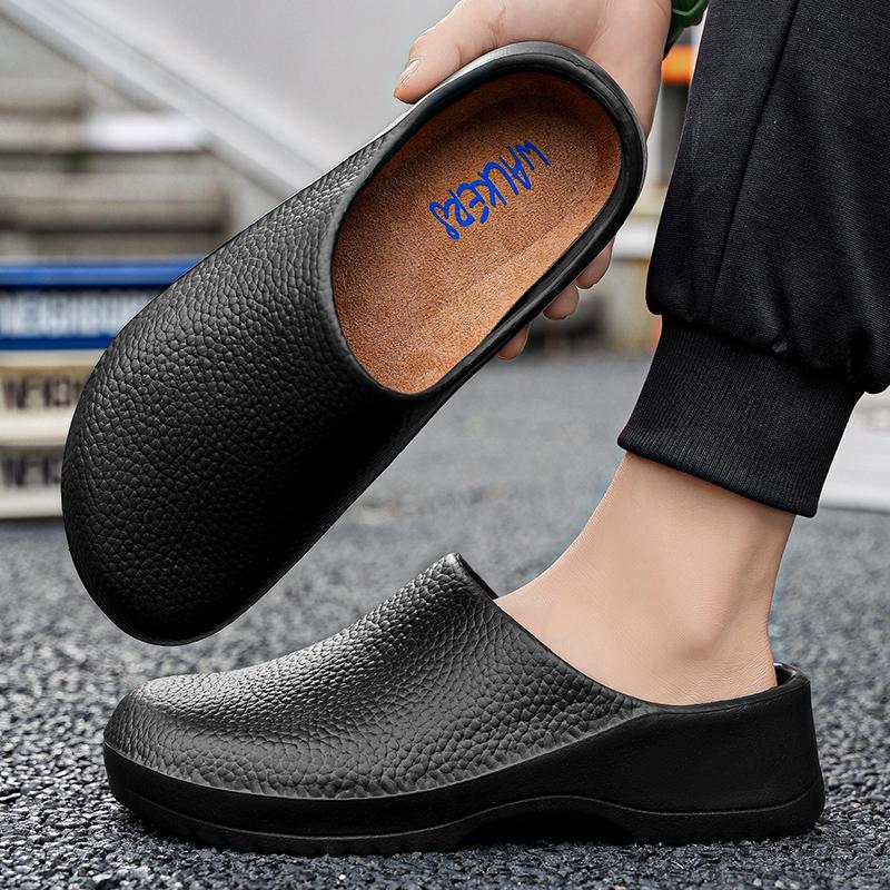 Light Men Women Chef Shoes Non-slip Work Shoes Oil-proof Waterproof ...