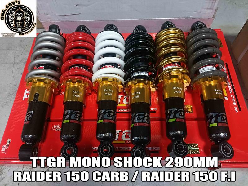 TTGR MONO SHOCK 290MM - RAIDER 150 CARB / RAIDER 150 F.I - TikTok Shop ...