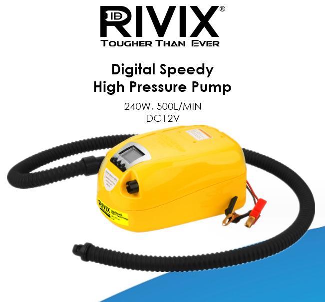 RIVIX Speedy High Pressure Electric Air Pump Inflatable Boat - TikTok ...