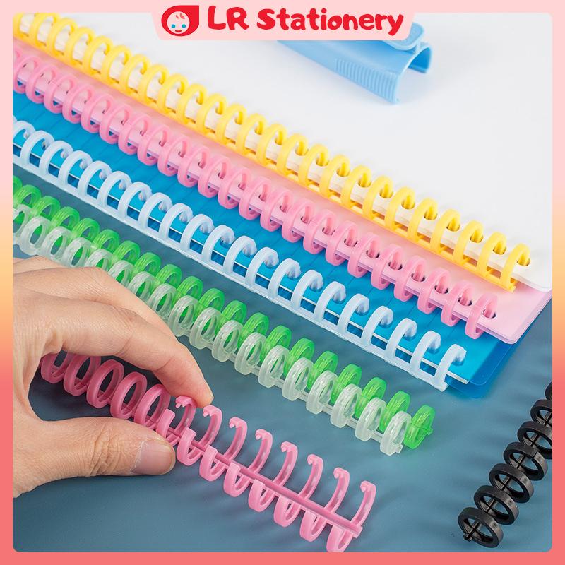 LR 30 Hole Loose-Leaf Plastic Binding Ring DIY Notebook Binding ...