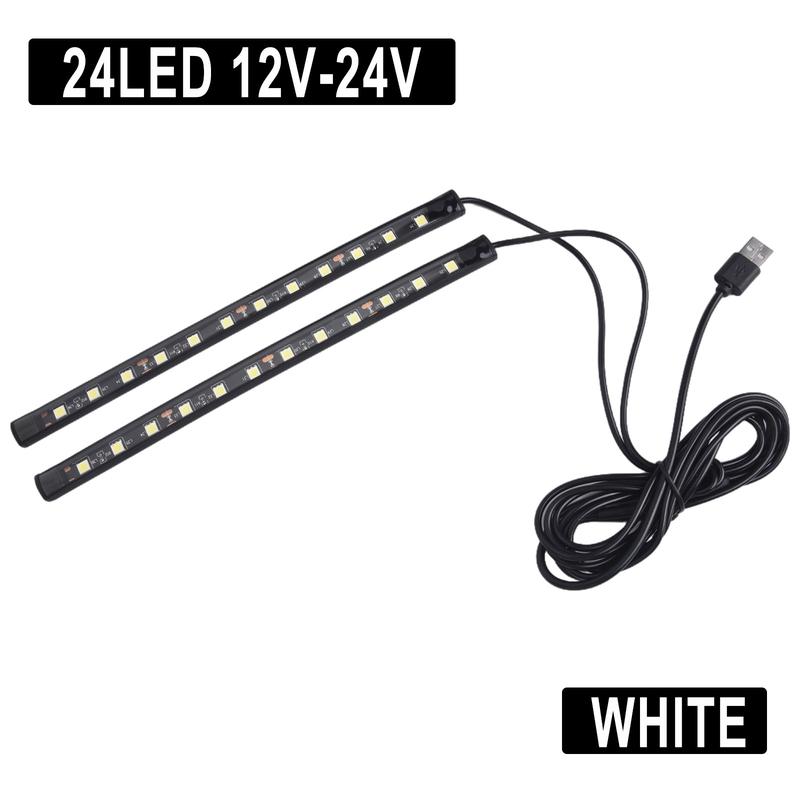 Jalur Lampu Kaki LED Kereta, Dikuasakan USB, Lampu Isyarat Suasana ...