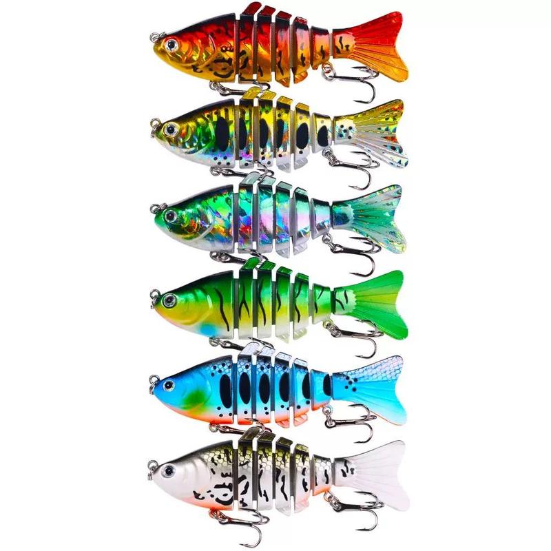 Fishing Lure, Multi-jointed Fish Fishing Bait, Slow Sinking Lifelike ...
