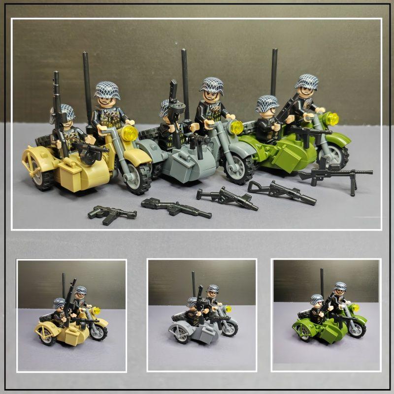 Mainan Anak Patung Motosikal Berkuda, Serasi dengan Lego, Peranti ...
