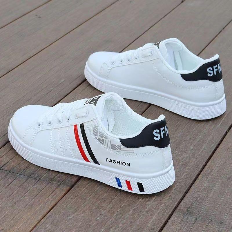 Kasut Putih, Sneakers Putih Serba guna, Gaya Korea, Untuk Lelaki ...