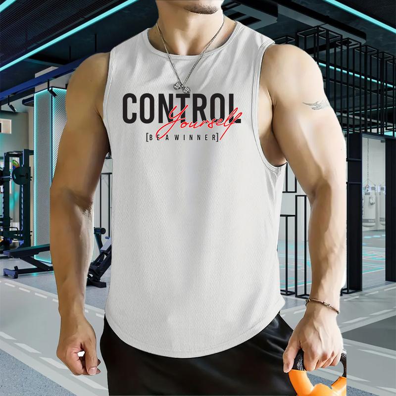 Four Seasons Men's sleeveless T-shirt Outdoor Fitness Training - TikTok ...