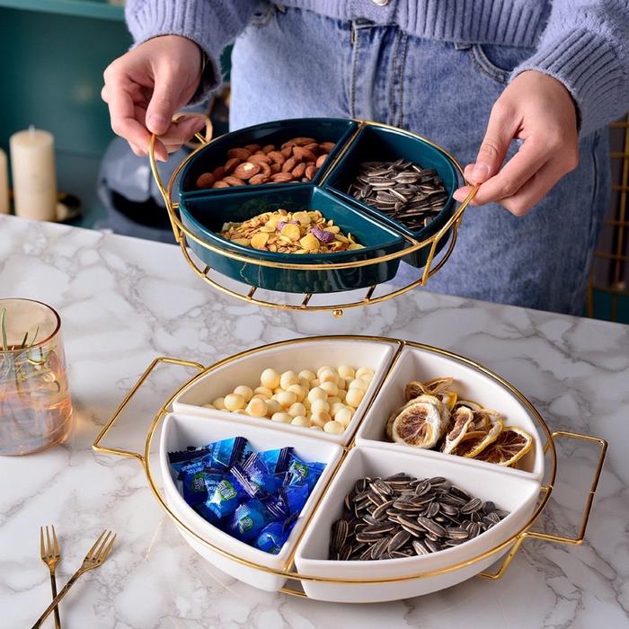 Jual ceramic combination Fruit plates / tempat piring saji piring ...