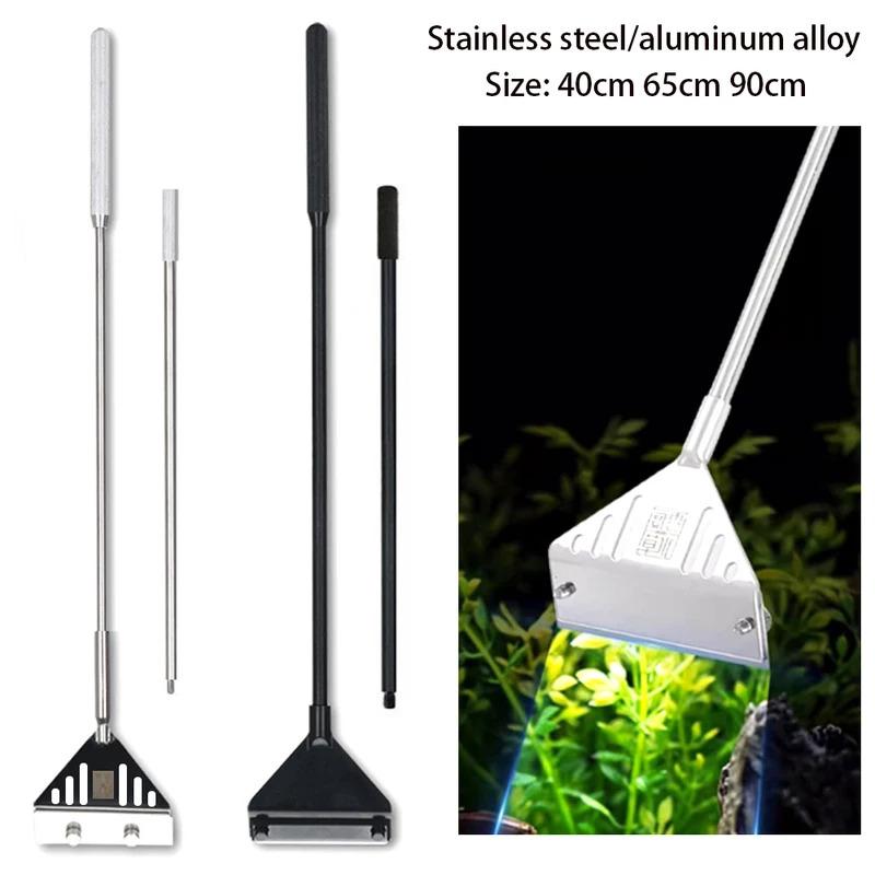ZRDR Stainless Steel Aquarium Fish Tank Algae Scraper Blade Aquatic ...