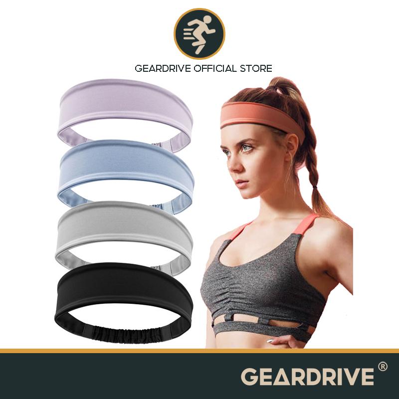 GEARDRIVE Gym Running Sweatband Sports Headbands Elastic Sweat Head ...