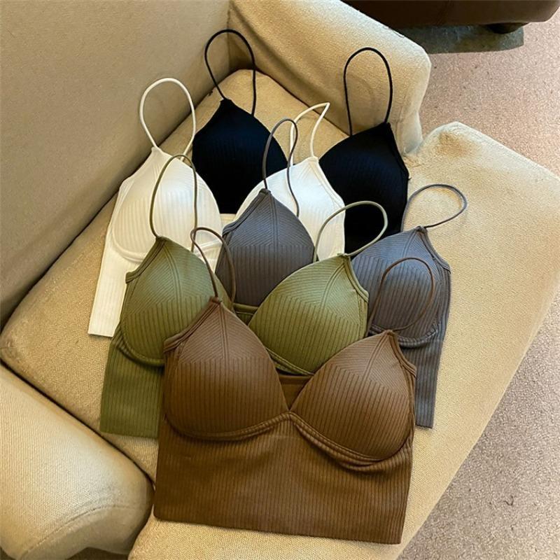 1PC French Style Sling Vest Soft Comfortable Breathable with - TikTok ...
