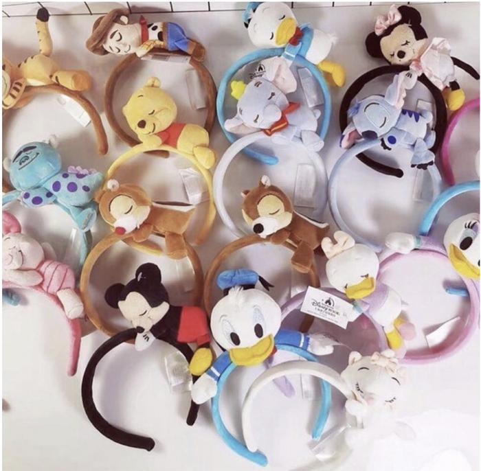 Jual BANDO DISNEYLAND LOTSO STITCH SULLEY MICKEY MINNIE DONALD MARIE ...