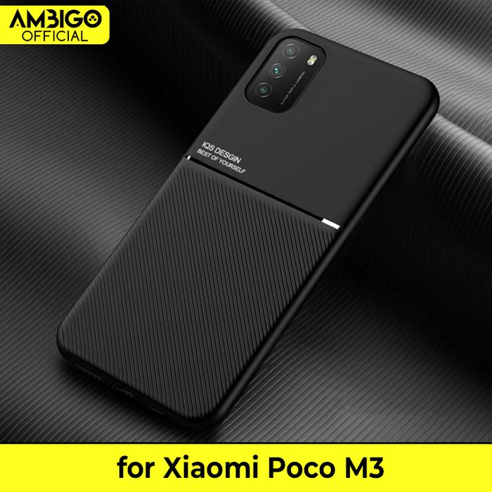 Promo Case POCO M3 Premium Case Magnetic Design Casing Cover - Biru ...