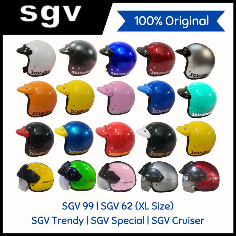SGV Helmet L XL 100% Original Topi Keledar SGV99 Trendy Special ...