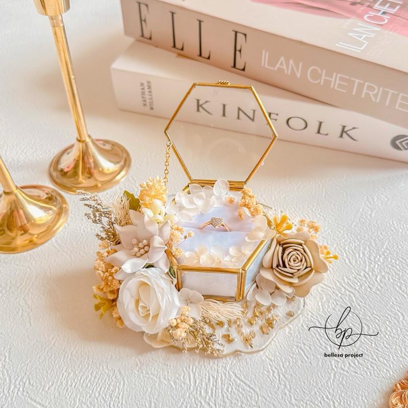 RING BOX PERNIKAHAN LAMARAN CUSTOME RESIN TERMURAH RP03 - Shop | Tokopedia