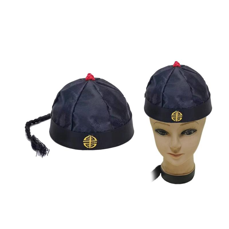 Aksesori parti, topi oriental Cina, topi maharaja Cina dinasti dengan ...