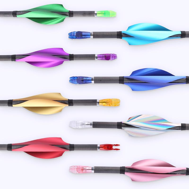 BICASTER Spin Arrow Vanes 1.75inch LH/RH Vanes Fletches 50pc - TikTok ...