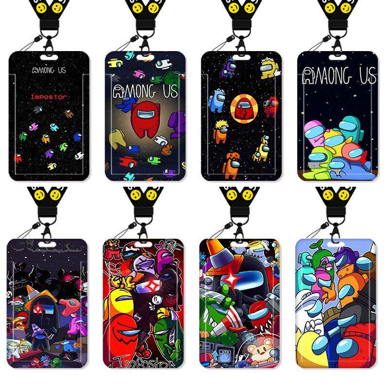 Among Us Card Holder DIY Student School Card Meal Card MRT Card Bus ...