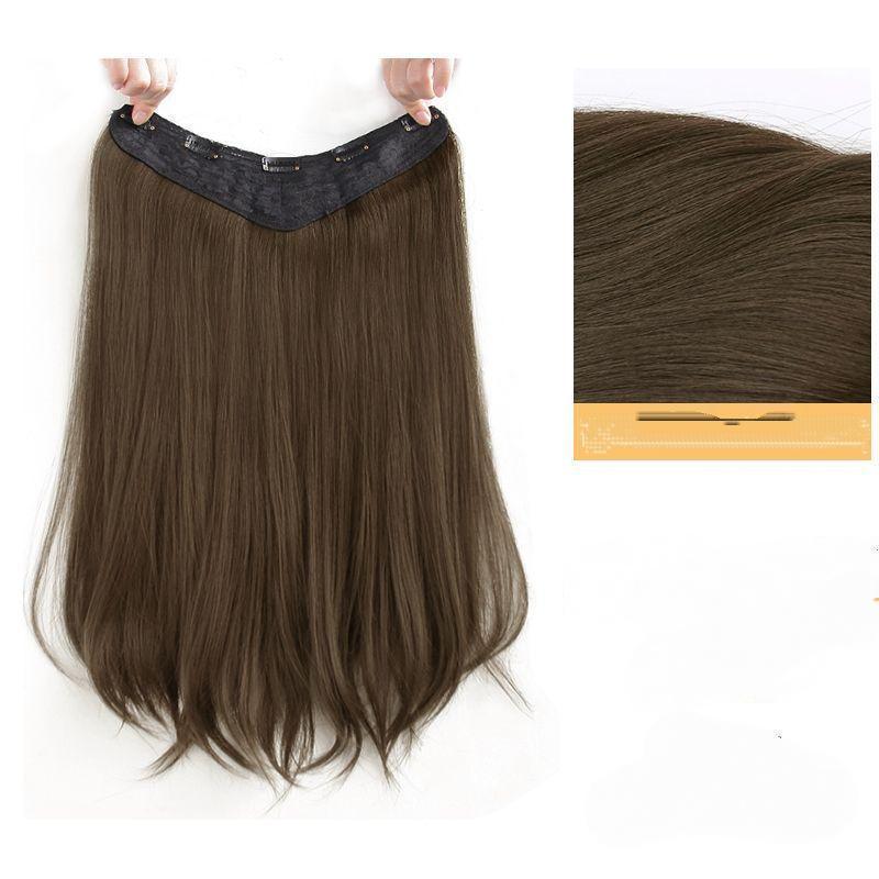 Fashion 45CM Long Curled Wig Piece Women Hair Increase Volum - TikTok ...