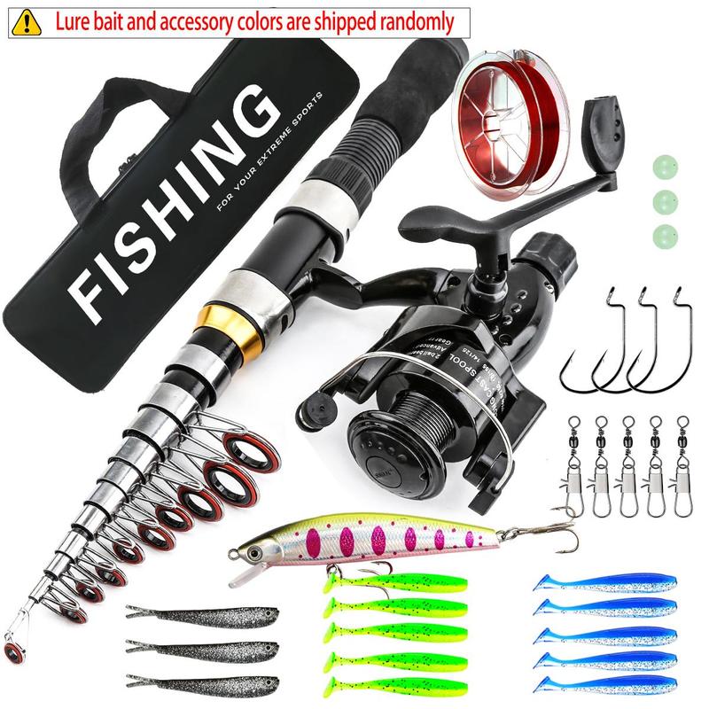 Professional Fishing Reel & Rod Set, 1 Set Fishing Rod Reel Combo ...