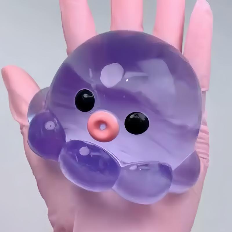 NEW taba squishies Cute Octopus Crystal Ball Homemade Bubble - TikTok Shop