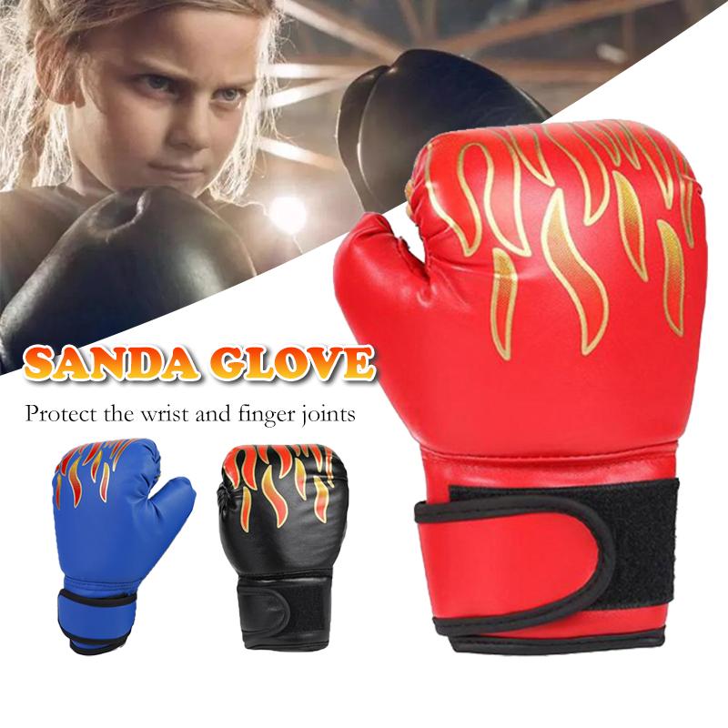 Kids Boxing Gloves Sanda Training Glove Kick Punching Fighting - TikTok ...