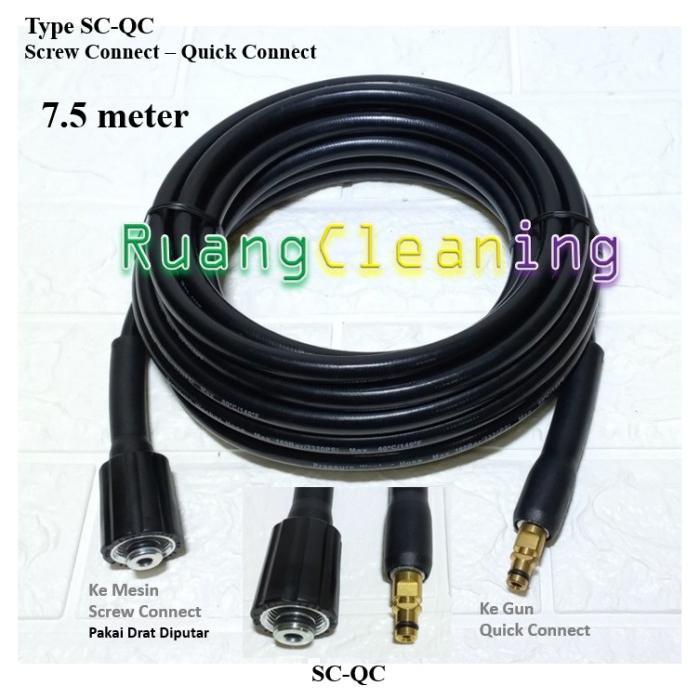 Selang Karcher K1 K2 K3 K4 K5 3m 5m 10m 15m 20m 25m High Pressure ...