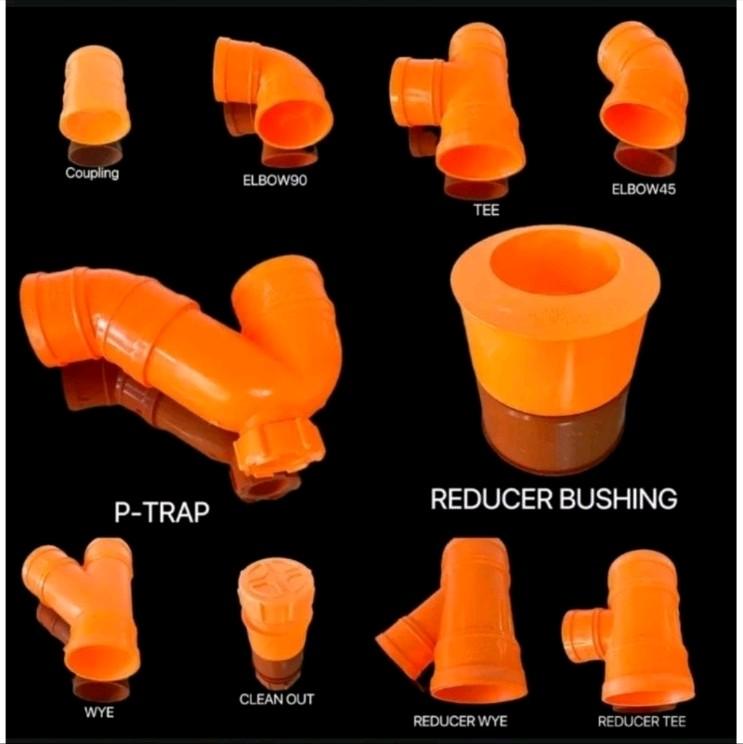 ORANGE FITTINGS| High Quality PVC Water Fittings(2",3") - TikTok Shop ...