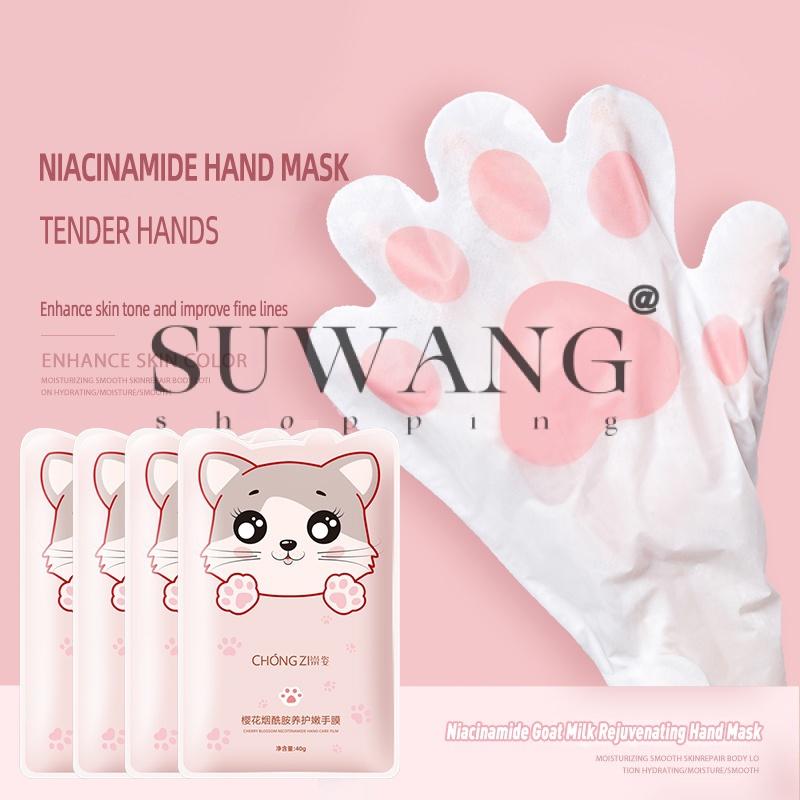 Topeng Tangan, dengan Niacinamide dan Asid Hyaluronik, 40g setiap ...
