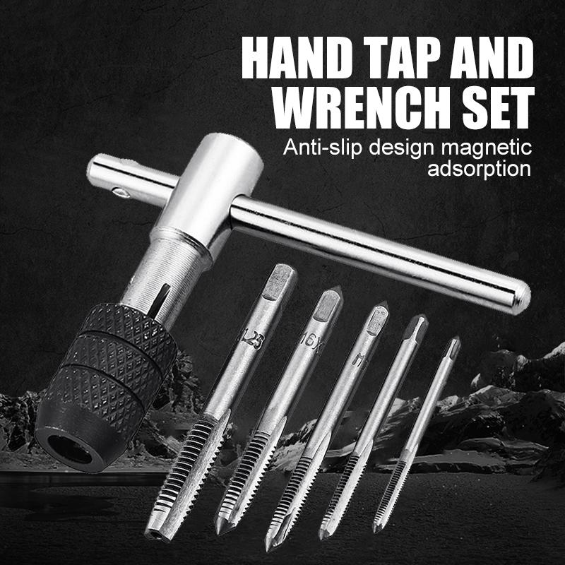 【COD Sale Promotions】[6PCS] M3-M12 tap wrench set Spanner Tool - TikTok ...
