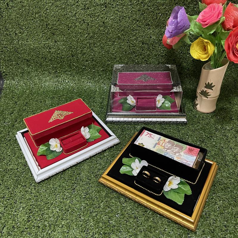 tempat perhiasan mahar kotak hantaran seserahan nikah viber box - Shop ...