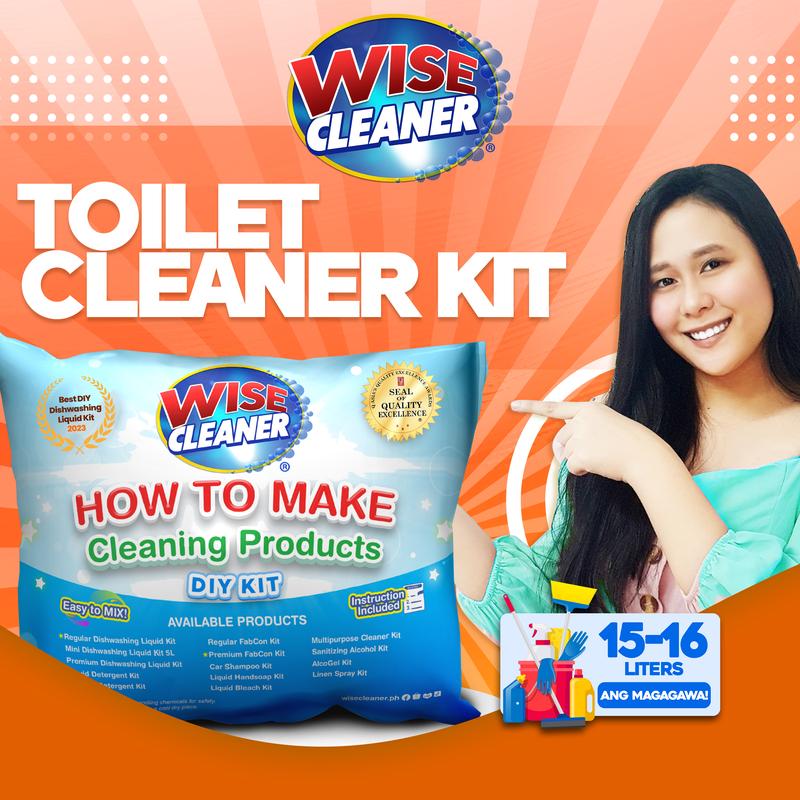 TOILET CLEANER DIY KIT - WISE CLEANER Household Without Pet Bottles ...