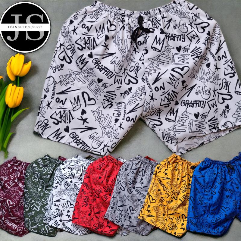 Taslan Shorts Printed New Design GRAVITY Fit to XL with Pocket - TikTok ...