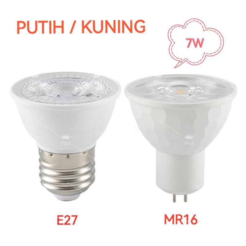 LAMPU HALOGEN SPOTLIGHT LED 7WATT FITTING E27 7 WATT COB SOROT - Shop ...