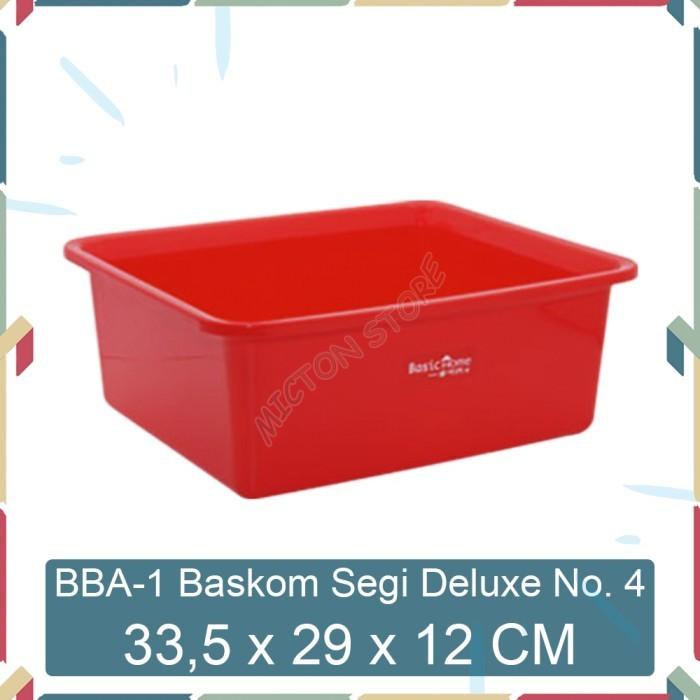 MICTON Lion Star Basic Home BBA-1 Baskom Segi Deluxe No. 4 Plastik ...