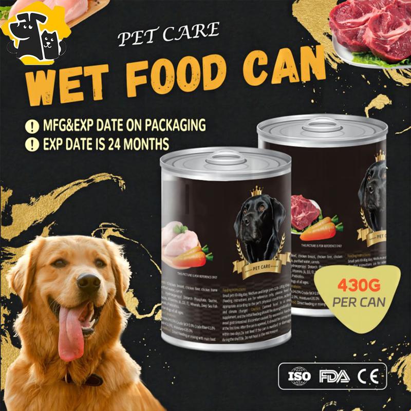 Canned dog food 430g pure natural organic canned chicken and - TikTok ...