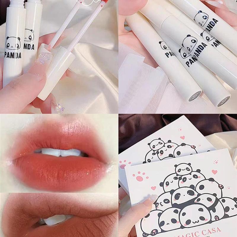 MAGIC CASA Cute Panda Matte Lipstick Set 6pcs Lipstick Waterproof ...