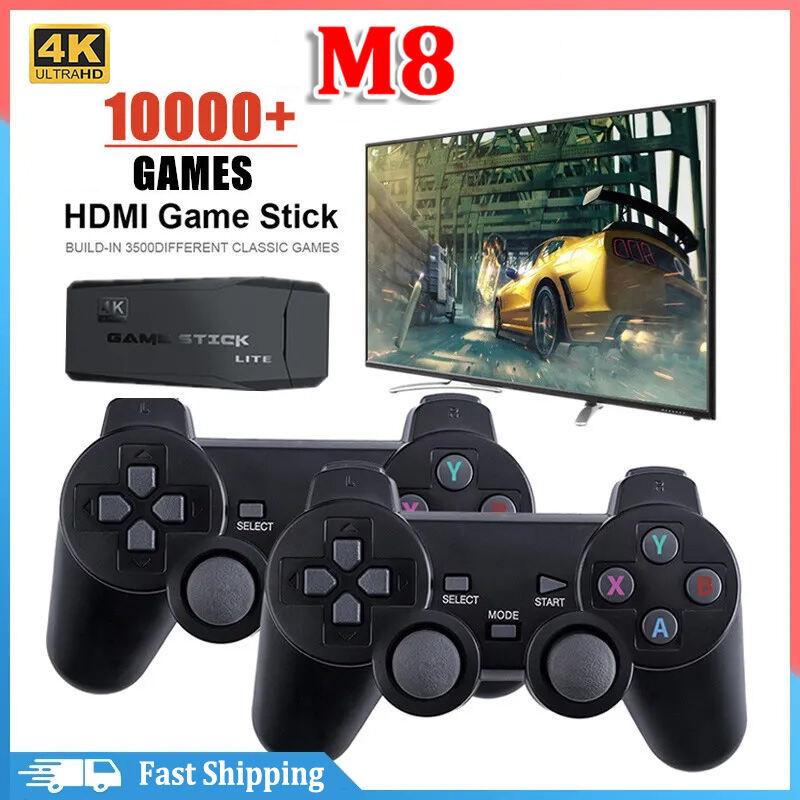 Video Game Sticks M8 Console 2.4G Dual Wireless Controller Game ...